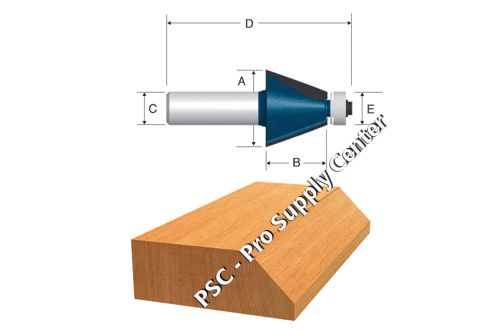Bosch Carbide Tipped Chamfer Bits - PSC - Pro Supply Center
