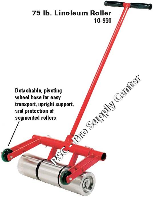 Roberts 10-950 Heavy Duty Linoleum, Vinyl and Carpet Roller 75 lb